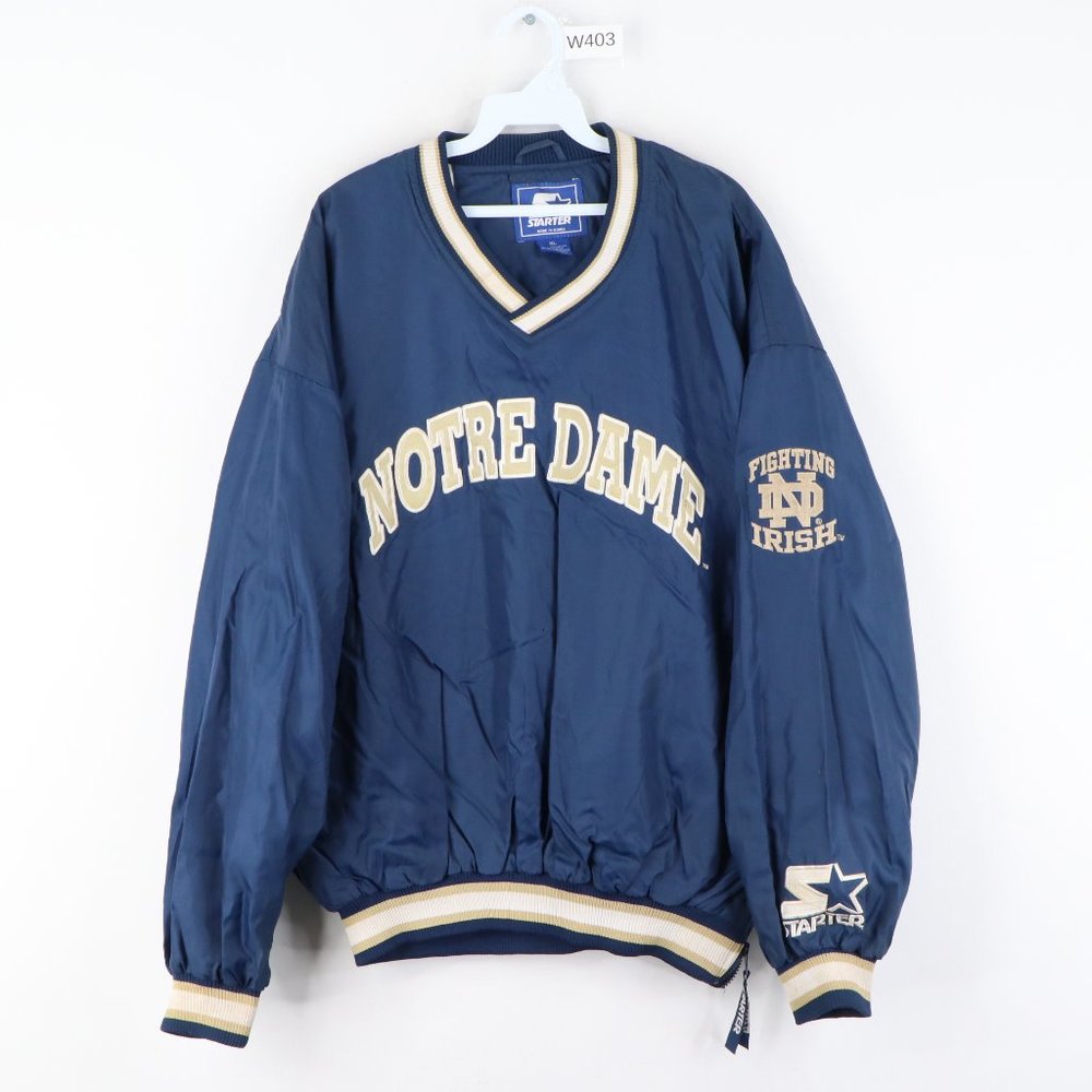 Vintage Starter University Of Notre Dame Jacket - Gem